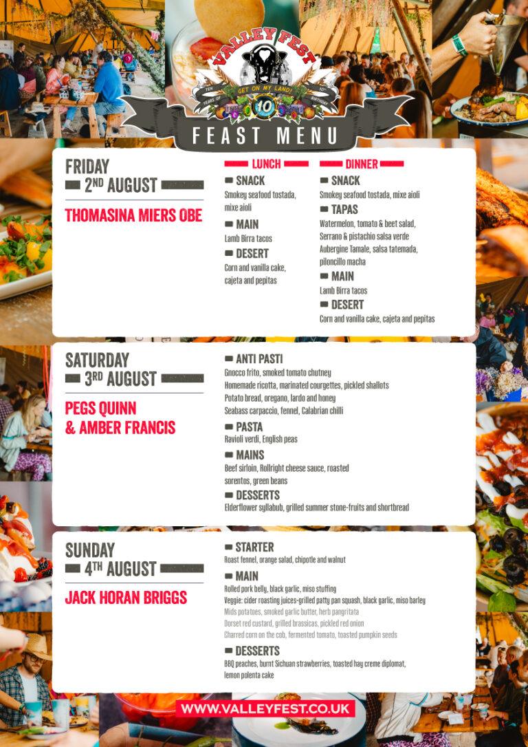 The Feast Menus are here! - Valley Fest - Bristol Music & Food Festival ...
